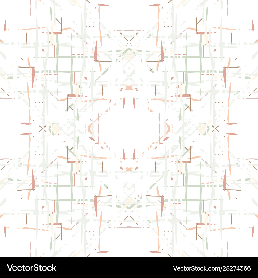 Ikat tie dye batik hand drawn ornament Royalty Free Vector