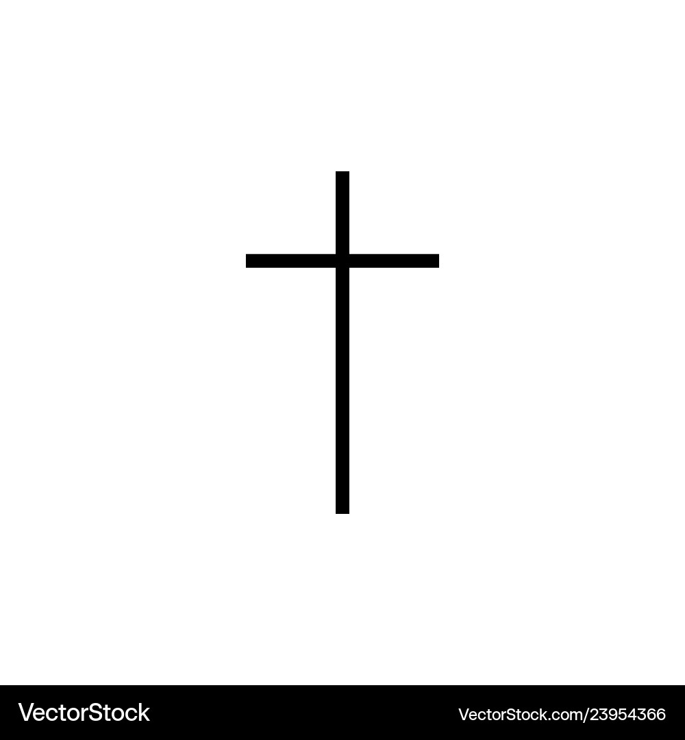 Religion symbol catholicism icon element of Vector Image