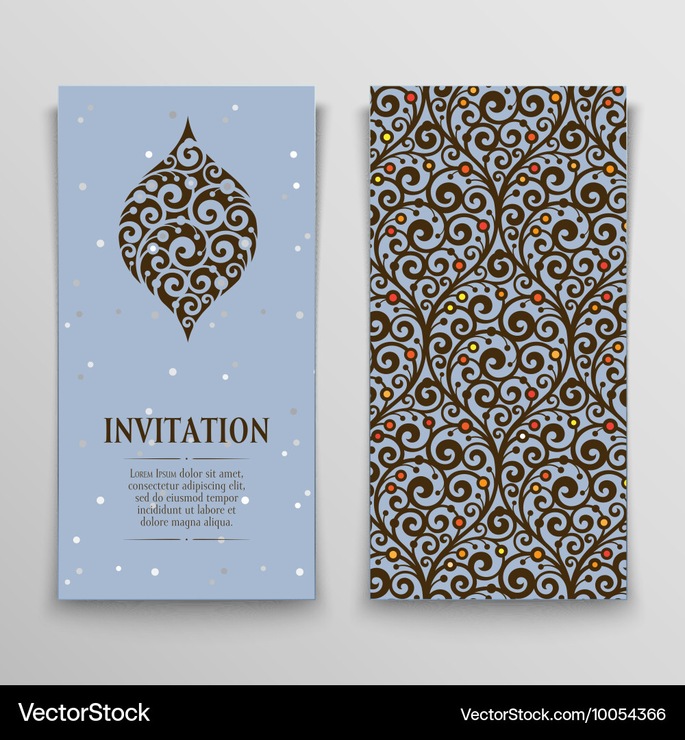 Set of greeting cards Royalty Free Vector Image