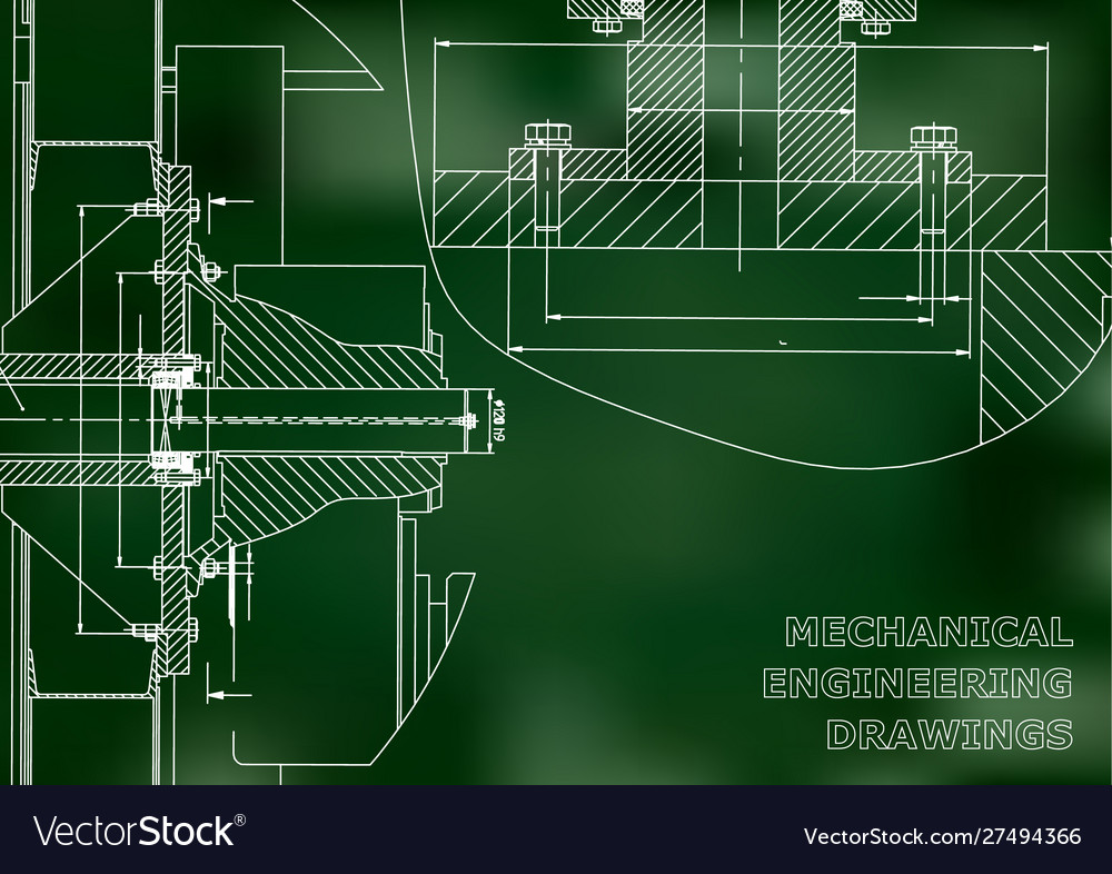 Technical mechanical engineering backgrounds Vector Image