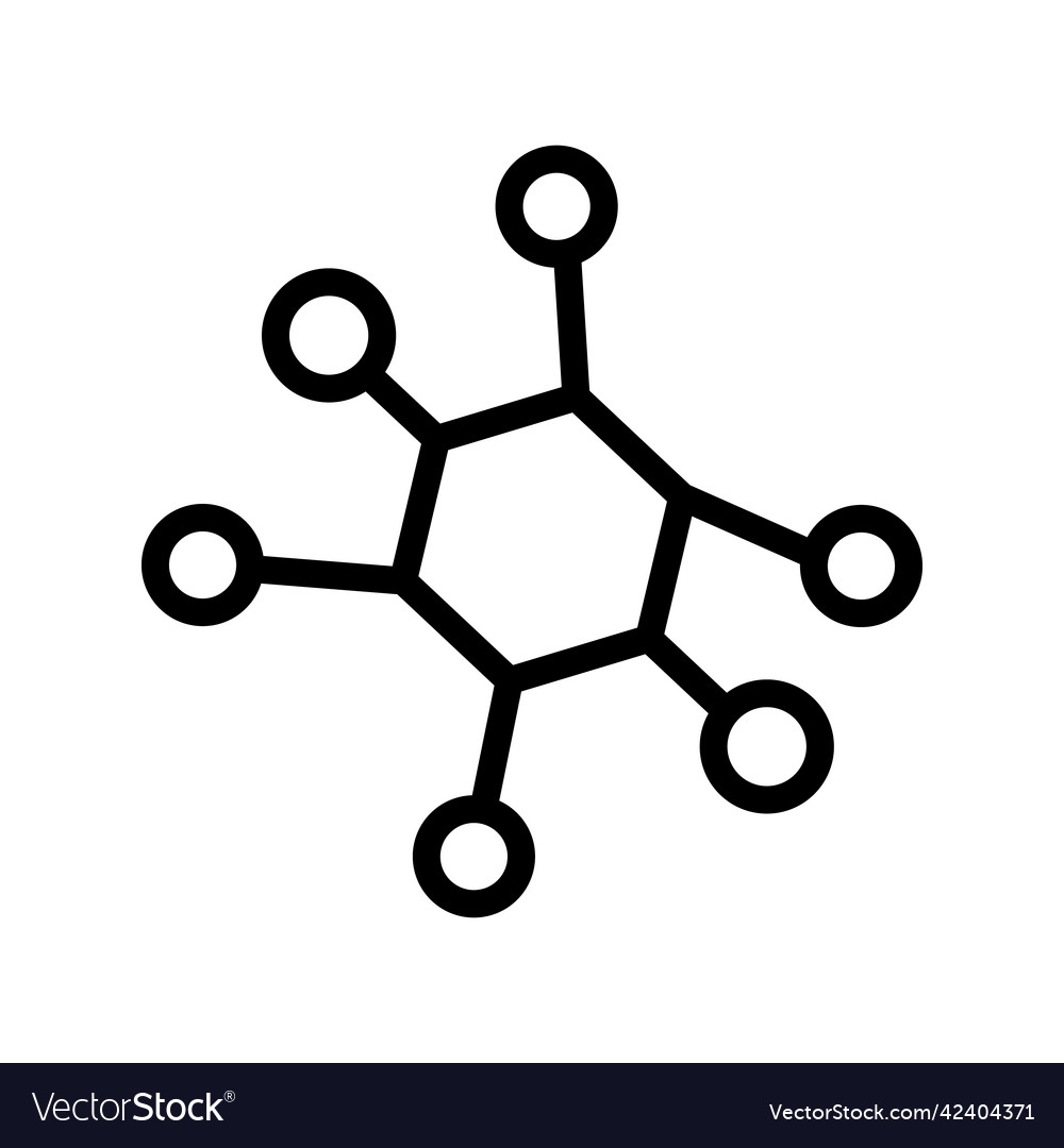 A simple network icon Royalty Free Vector Image