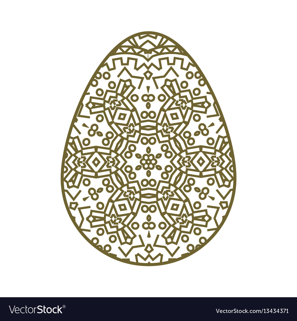 Easter egg Royalty Free Vector Image - VectorStock