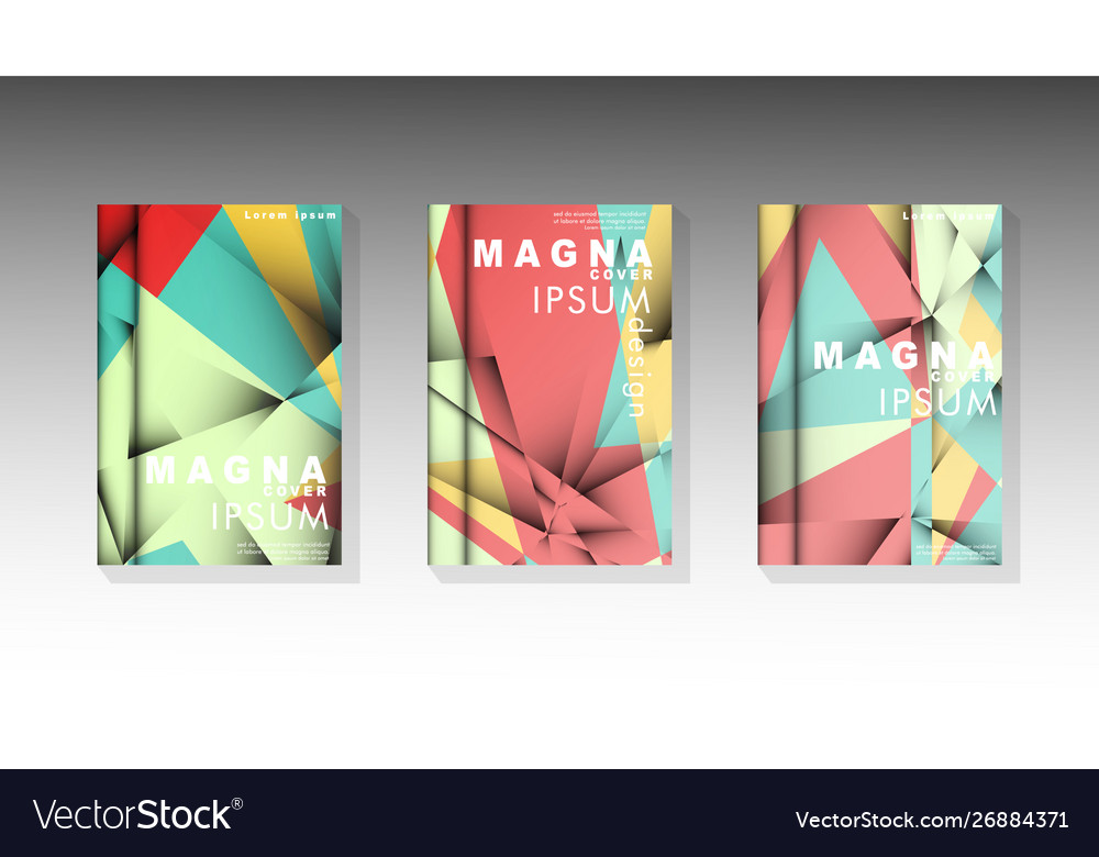 Gradient minimal geometric pattern design Vector Image