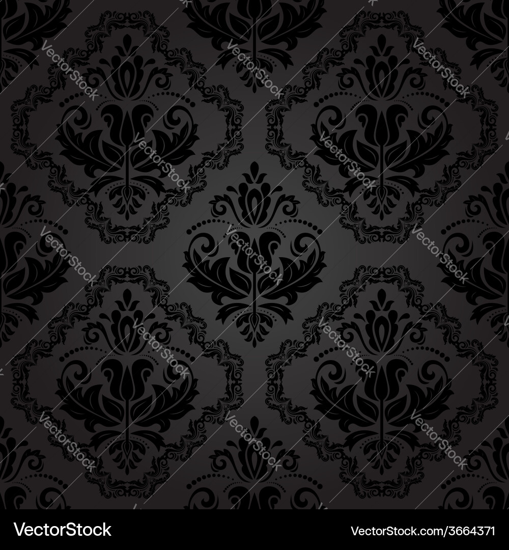 Pattern in the style of baroque abstract Vector Image