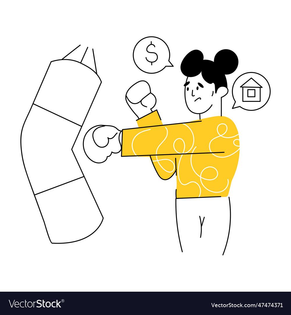 Stress busting Royalty Free Vector Image - VectorStock