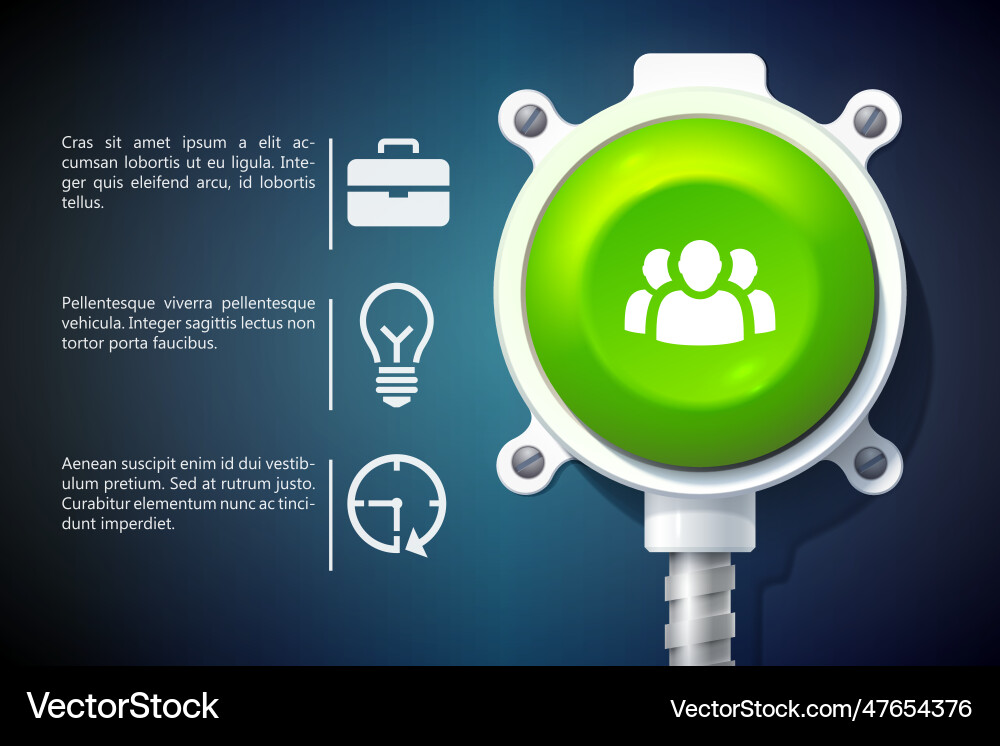 Abstract business infographics business Royalty Free Vector