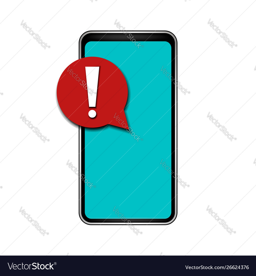 Application error isolated on white background Vector Image