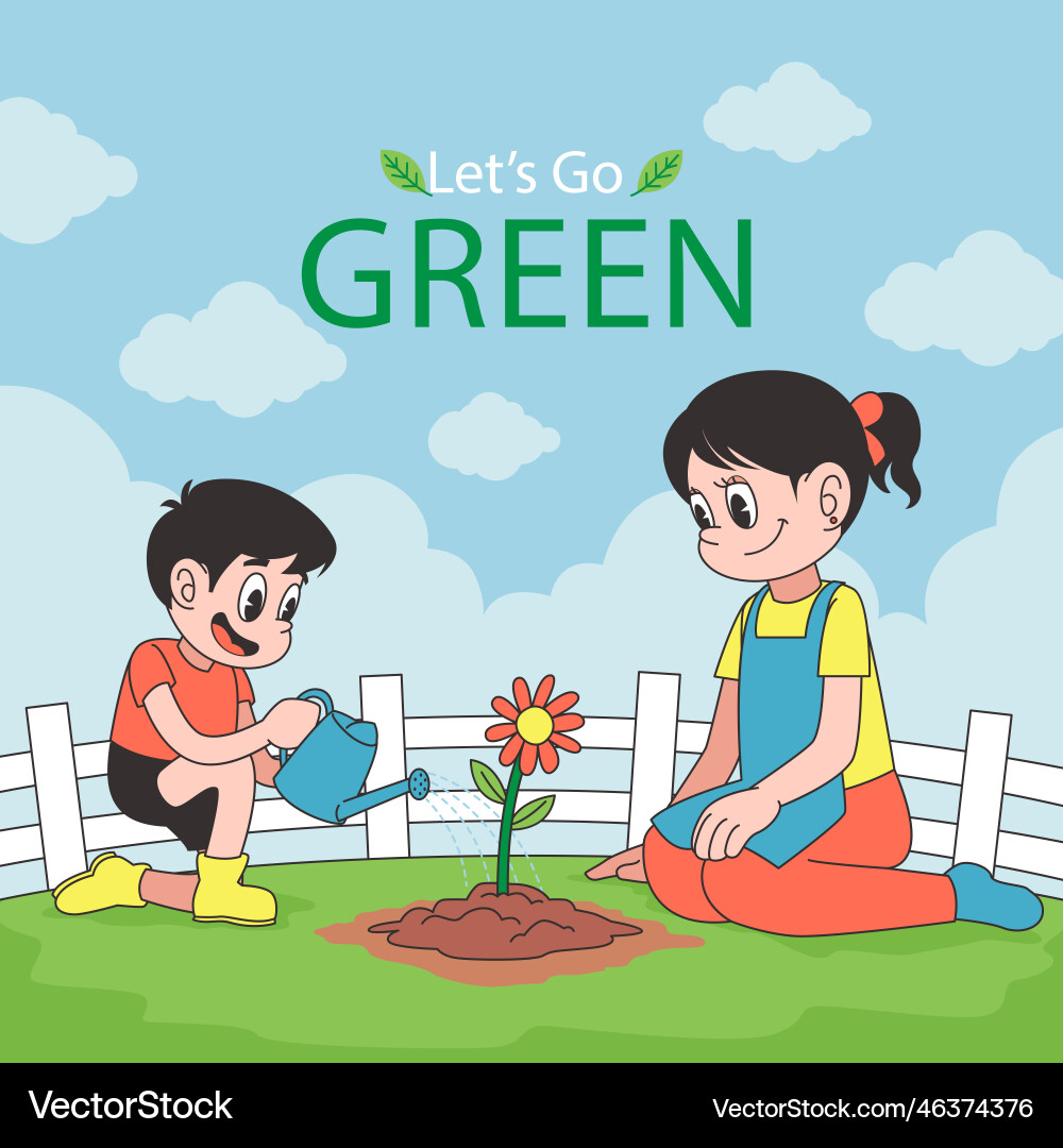 Hand drawn earth day celebration Royalty Free Vector Image