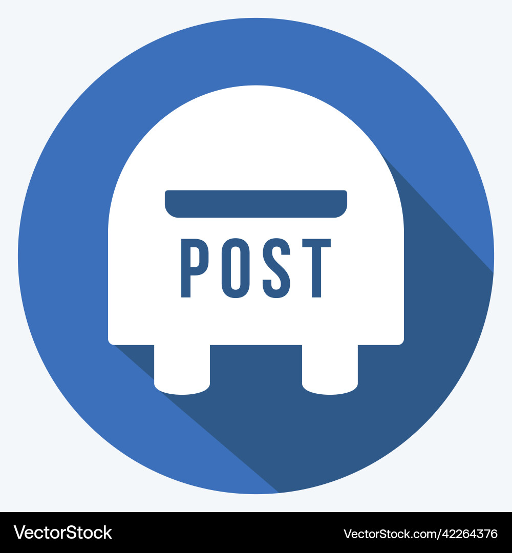 Icon letterbox suitable for home symbol long Vector Image