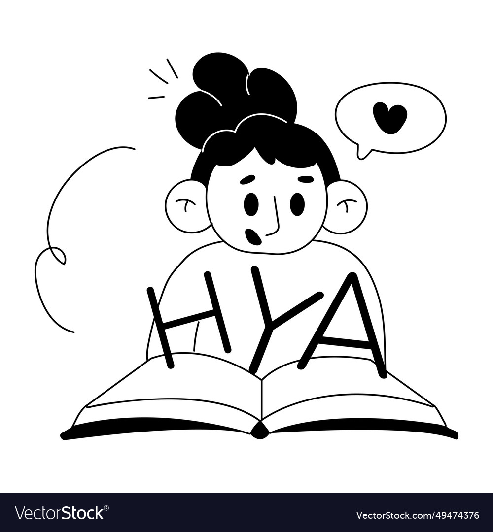 Student studying Royalty Free Vector Image - VectorStock
