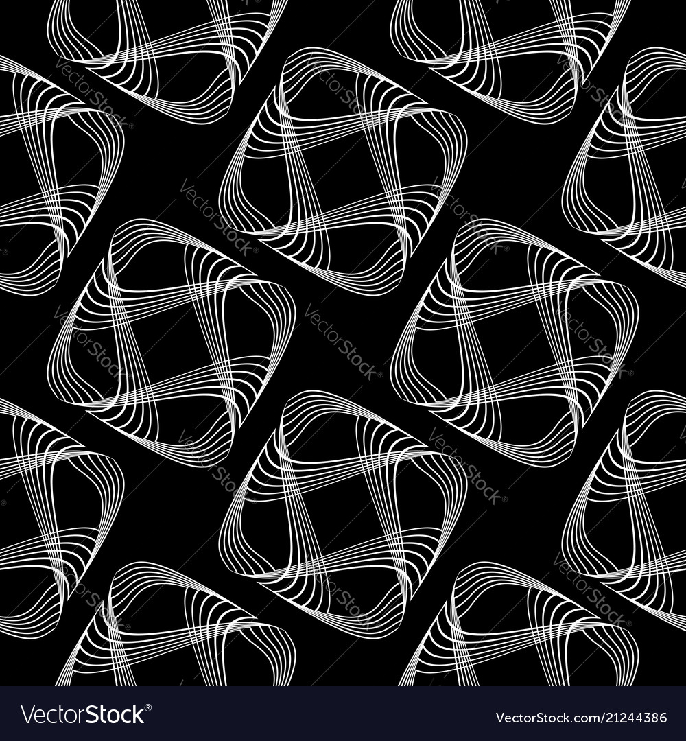 Design seamless monochrome square pattern Vector Image