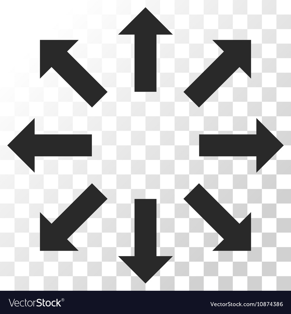 Explode arrows icon Royalty Free Vector Image - VectorStock
