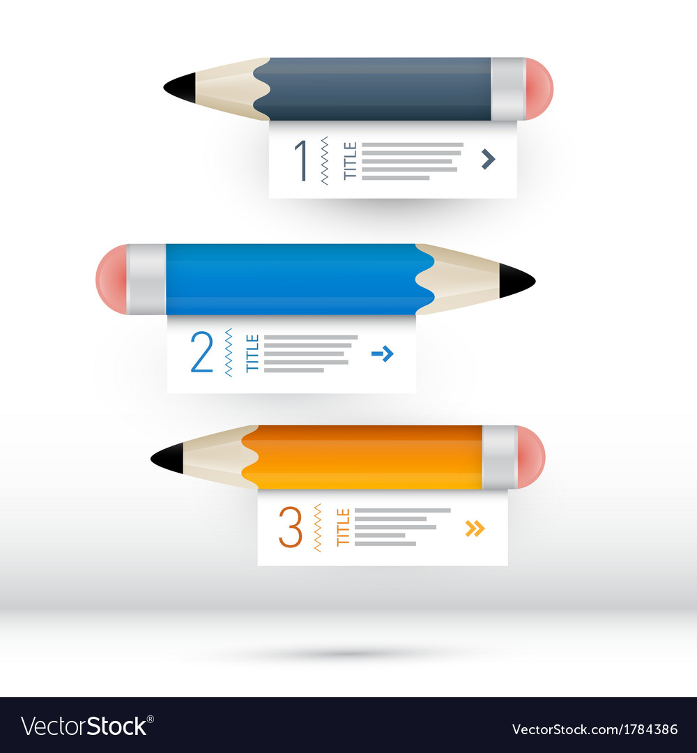 Progress Steps for Tutorial Infographics wit Vector Image