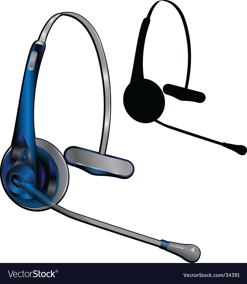 Headset Royalty Free Vector Image - VectorStock