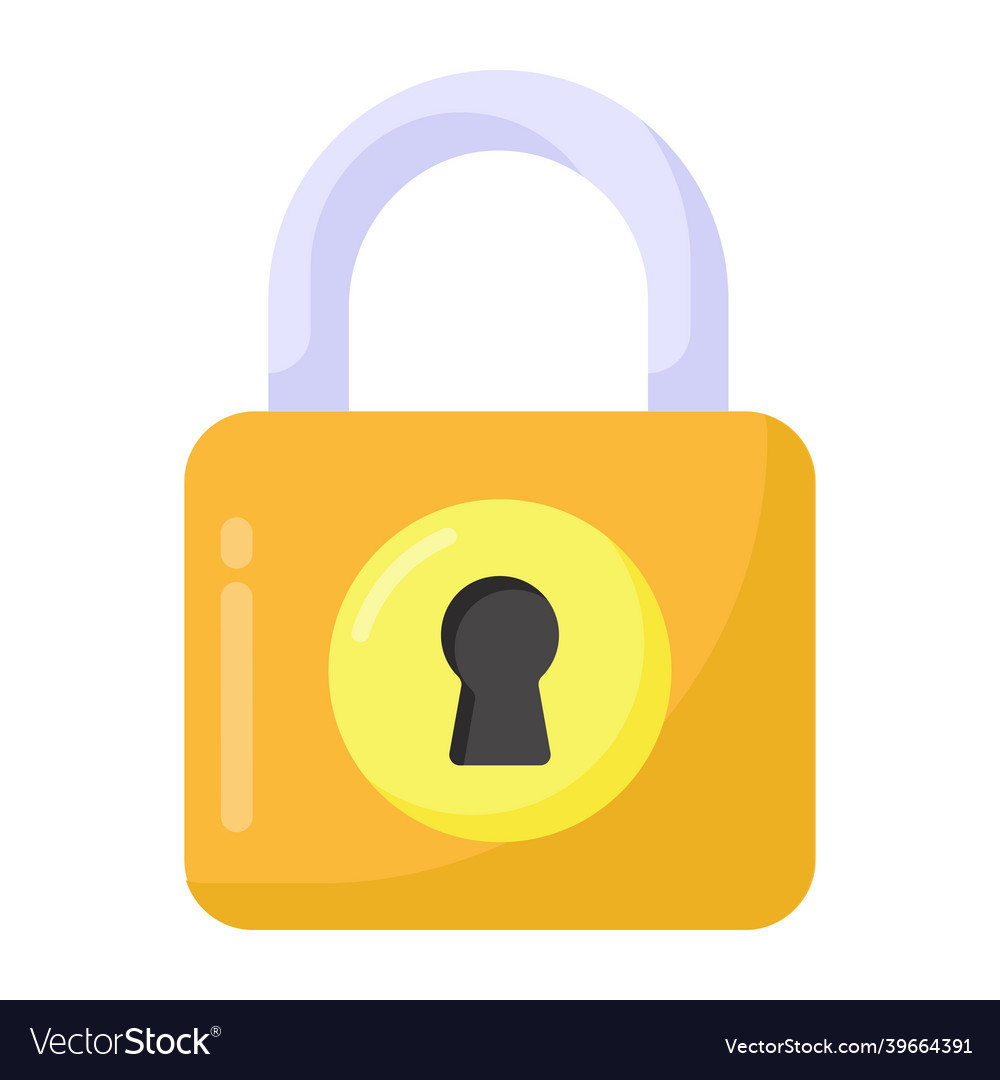 Padlock Royalty Free Vector Image - VectorStock