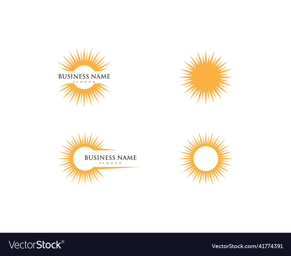 Sun design Royalty Free Vector Image - VectorStock