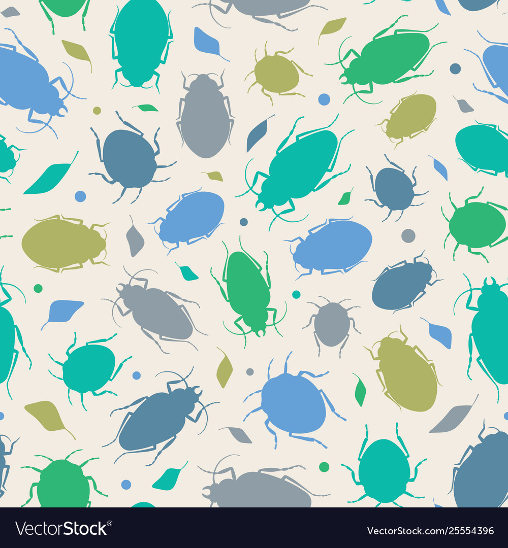 Seamless repeat pattern background green Vector Image