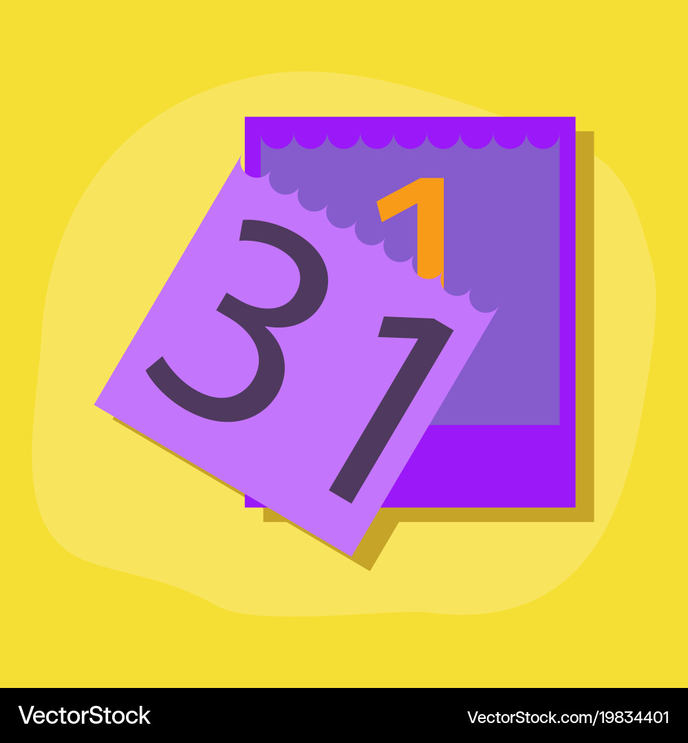 Paper sticker on stylish background tear-off Vector Image