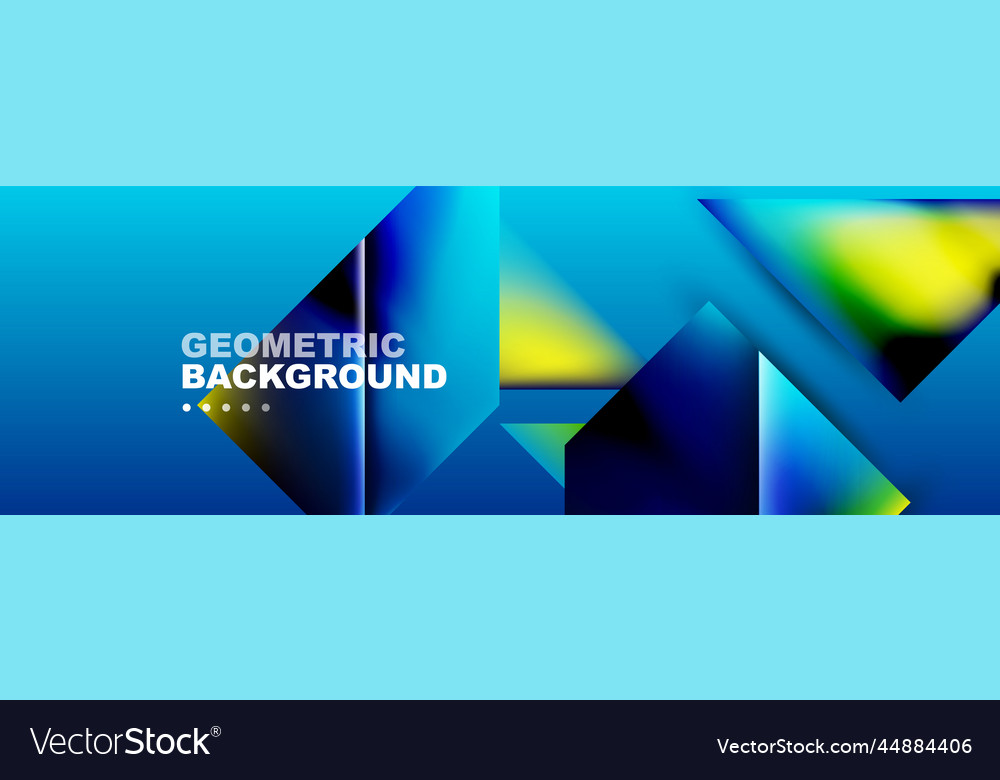 Abstract background with geometric elements Vector Image