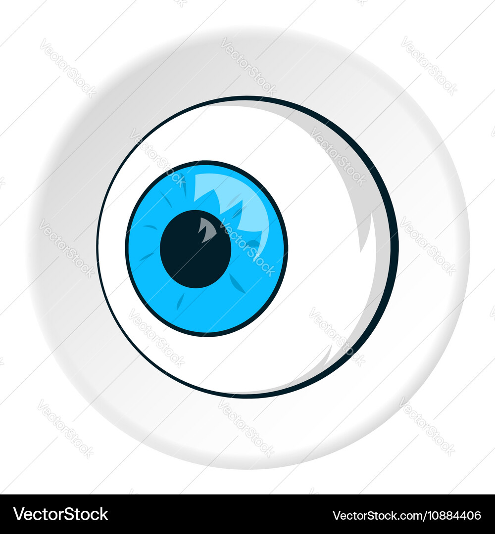 Eyes icon cartoon style Royalty Free Vector Image