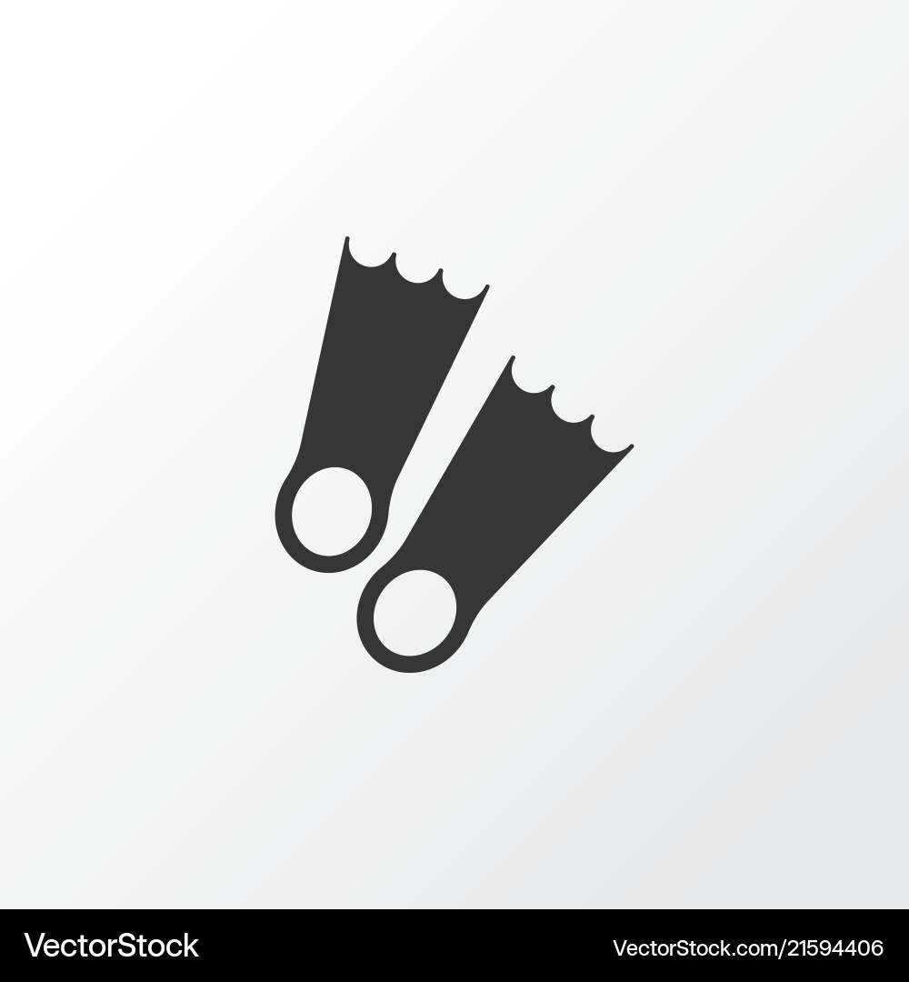 Flippers icon symbol premium quality isolated Vector Image