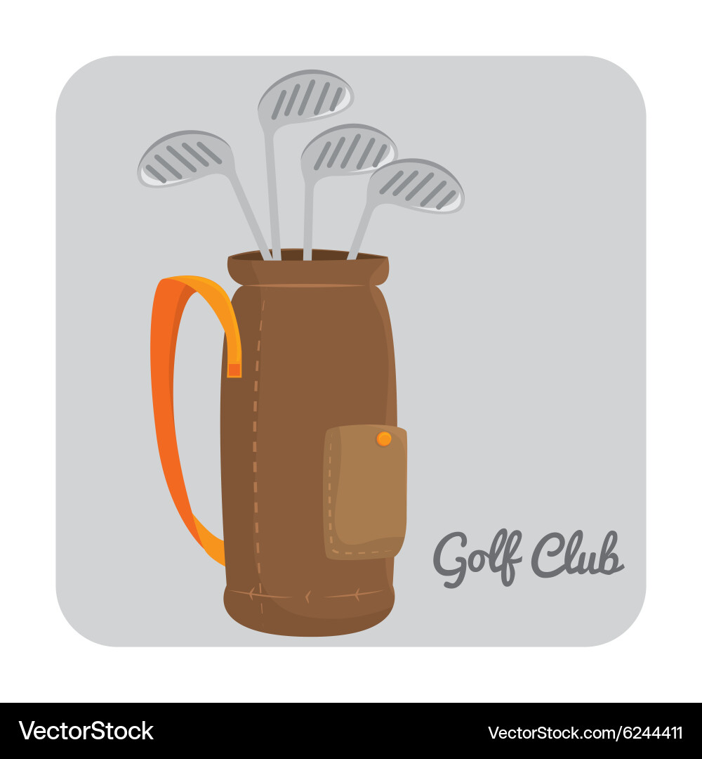 Golf club Royalty Free Vector Image - VectorStock