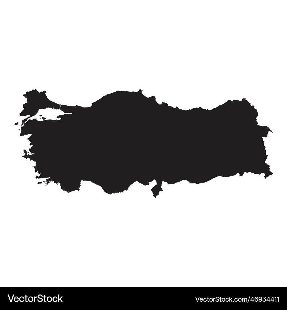 High detailed map turkey new map 2023 Royalty Free Vector