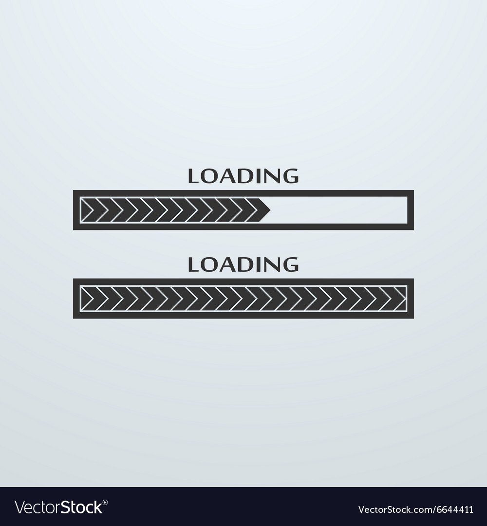 Loading uploading downloading status bar icon Vector Image Loading uploading downloading status bar icon Vector Image