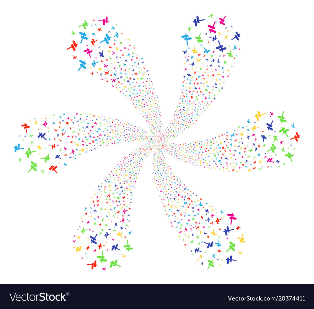 Road pointer twirl spin Royalty Free Vector Image