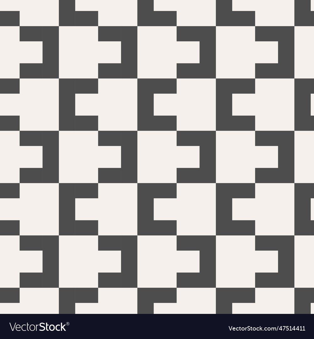 Seamless simple geometric pattern endless Vector Image