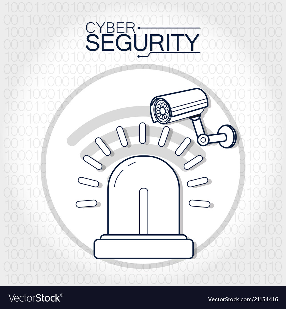Cyber Security Technology Royalty Free Vector Image