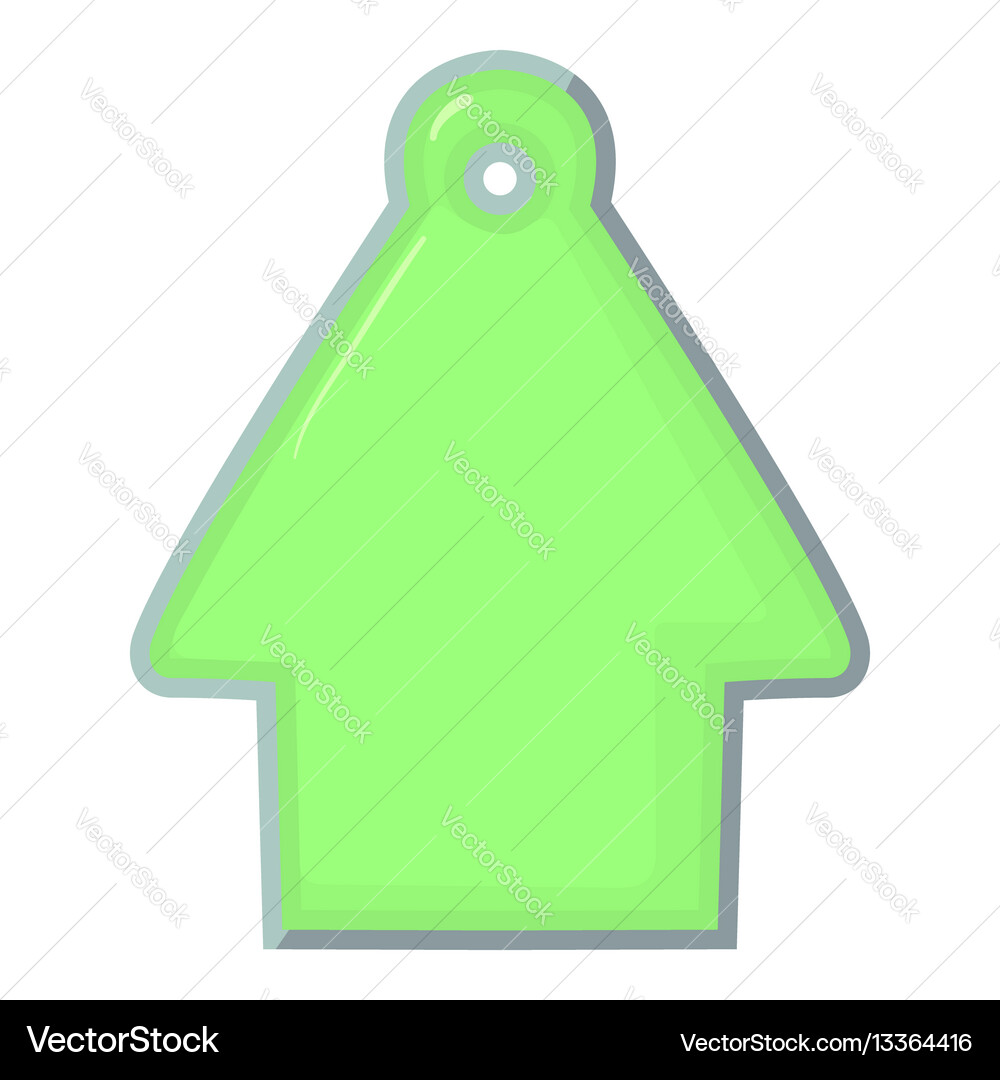 House tag icon cartoon style Royalty Free Vector Image