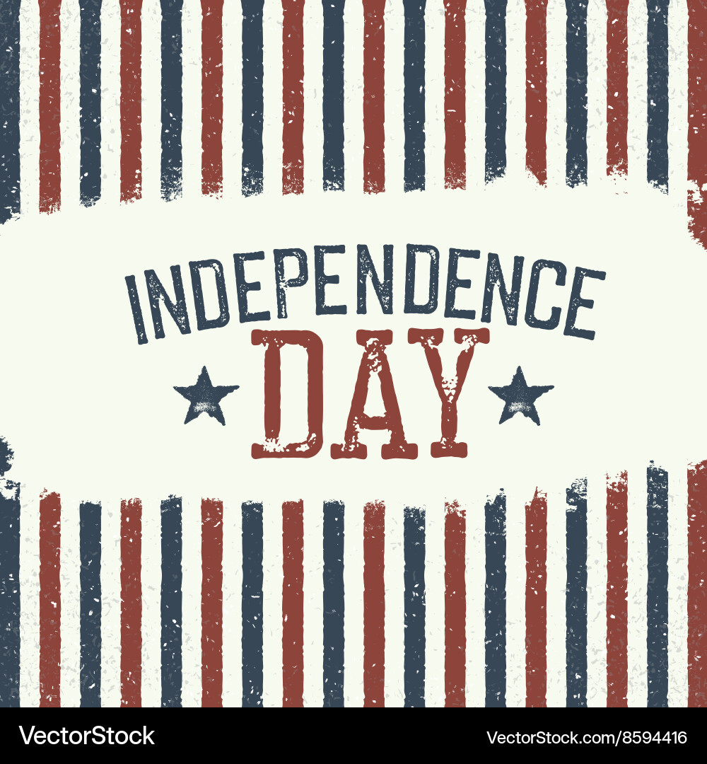 Independence Day Label for Holiday Design template