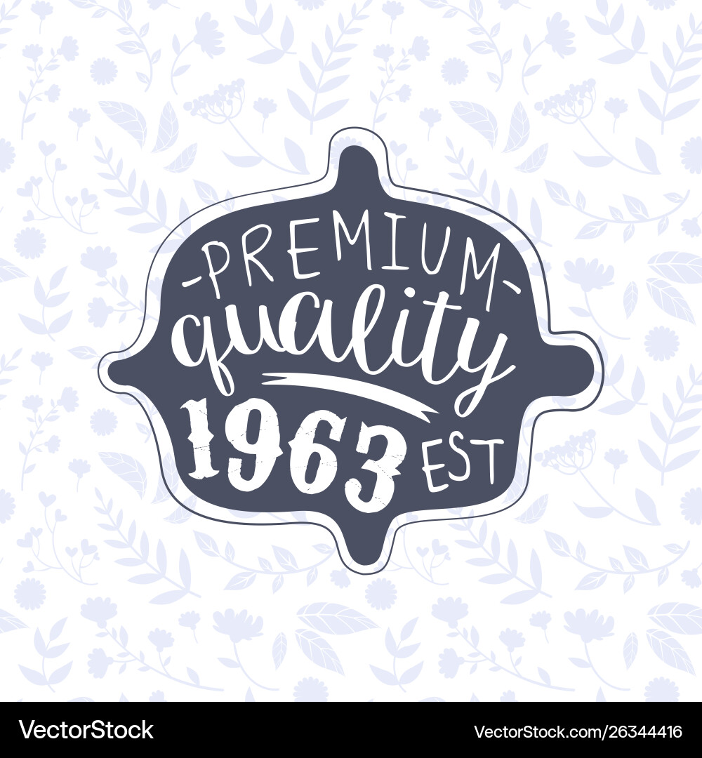 Premium quality banner template retro vintage Vector Image