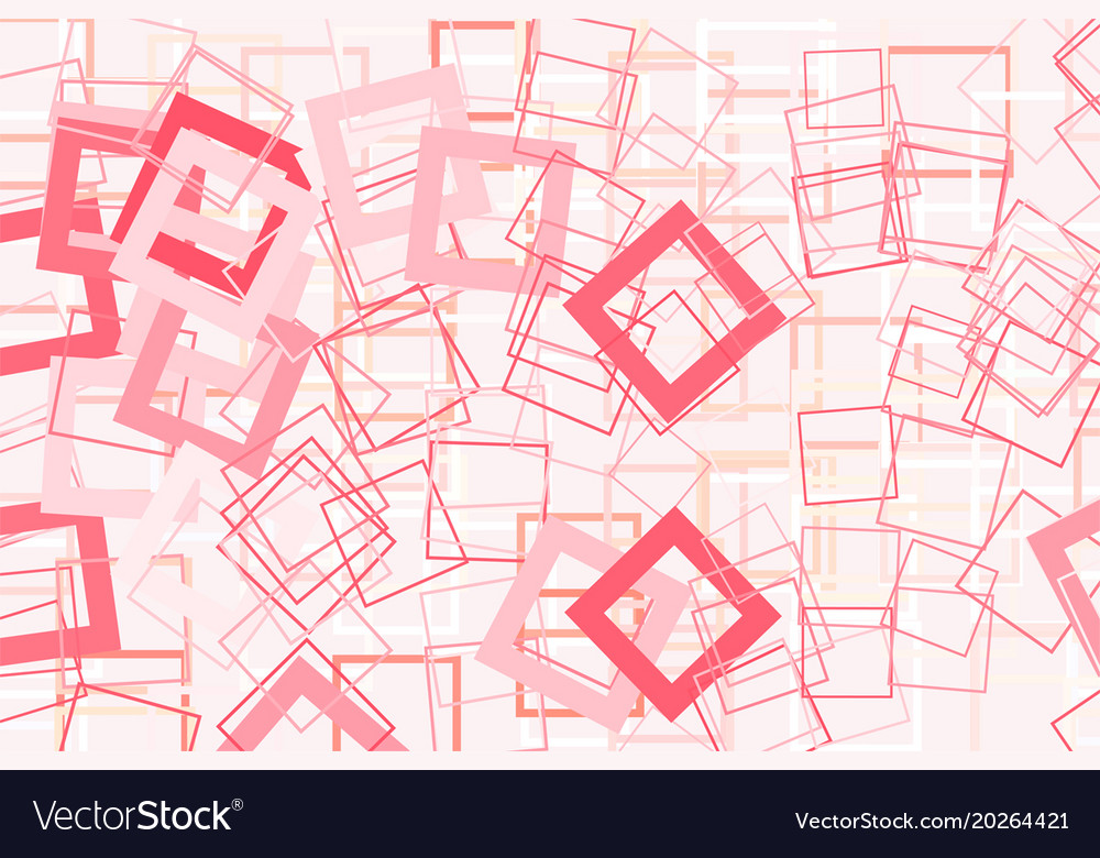 Abstract colored square rectangle shape pattern Vector Image