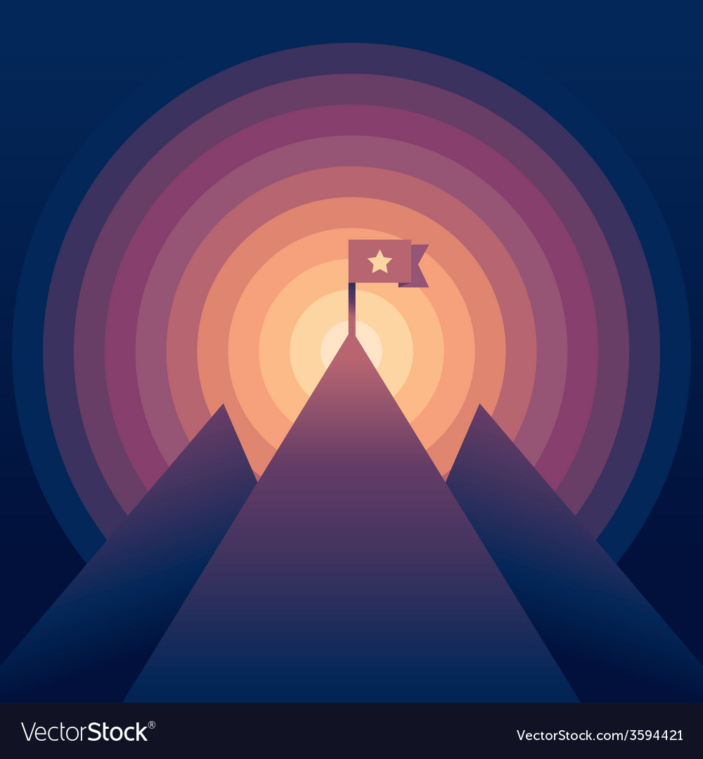 Abstract landscape Royalty Free Vector Image - VectorStock