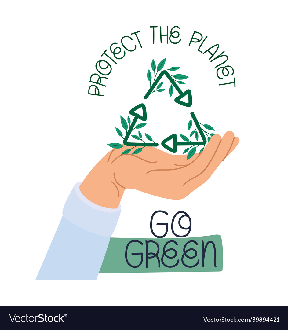 Eco conscience image Royalty Free Vector Image