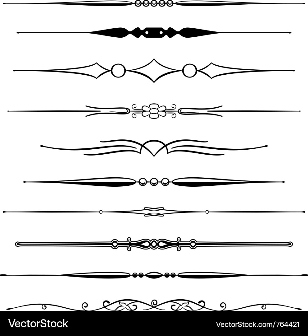 Page rules 3 Royalty Free Vector Image - VectorStock