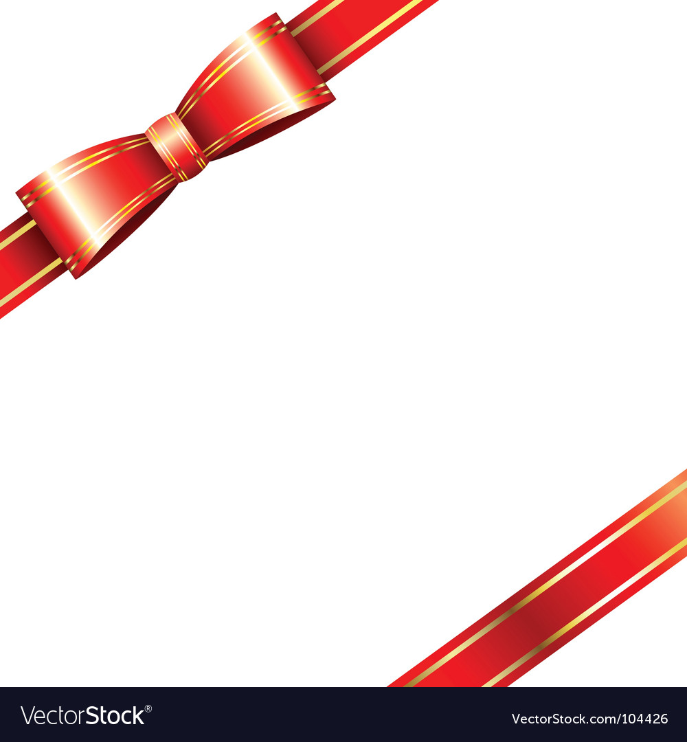 Bow Royalty Free Vector Image - VectorStock