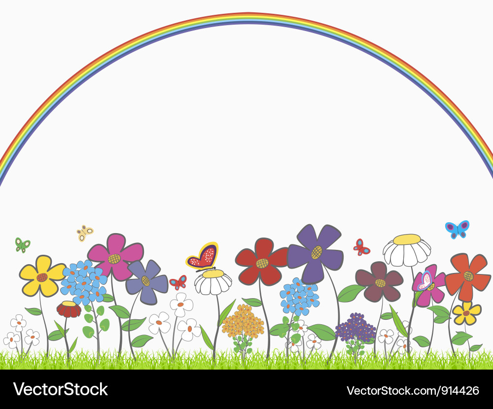 Floral theme Royalty Free Vector Image - VectorStock