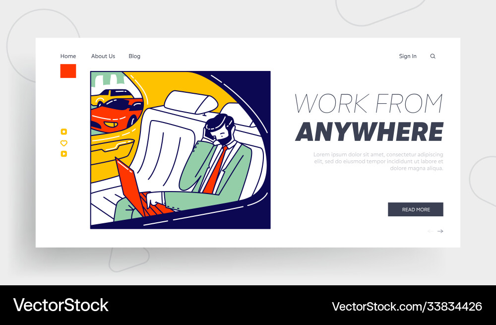 Vip transport business trip work transportation Vector Image