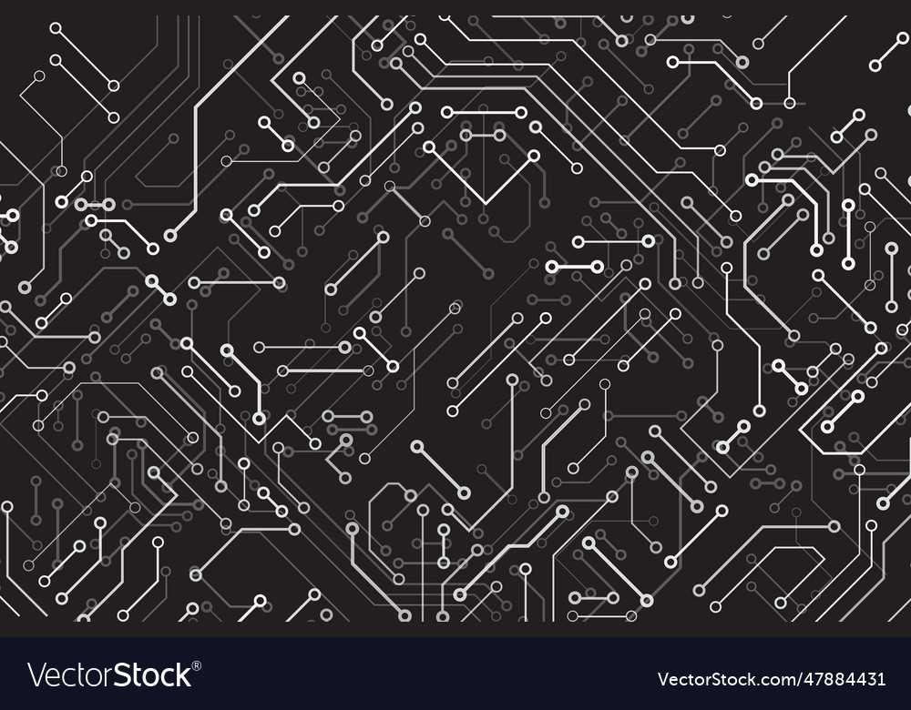 Computer circuit board texture Royalty Free Vector Image