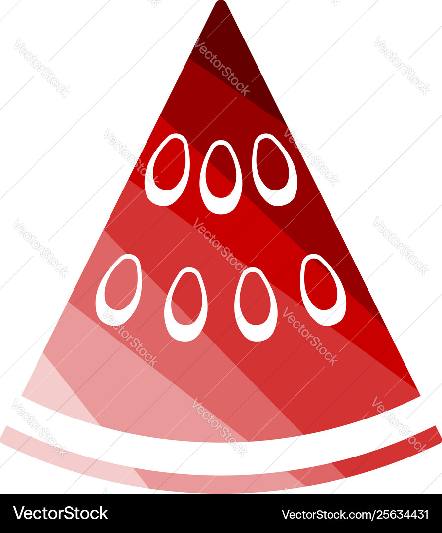 Icon of watermelon Royalty Free Vector Image - VectorStock