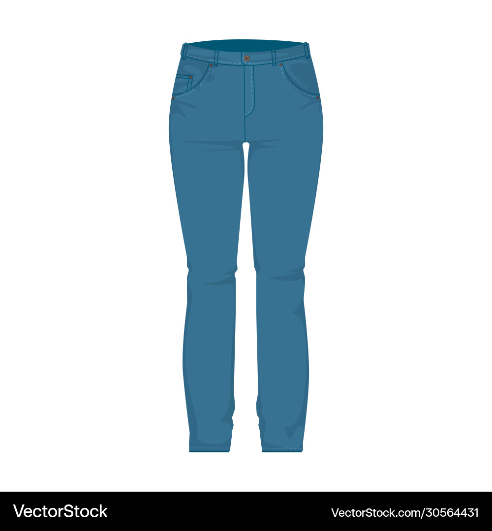 Jeans iconcartoon icon isolated Royalty Free Vector Image