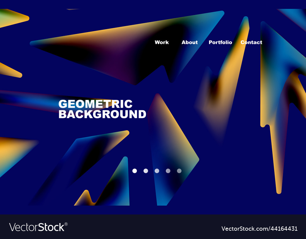 Shards shape composition abstract background web Vector Image