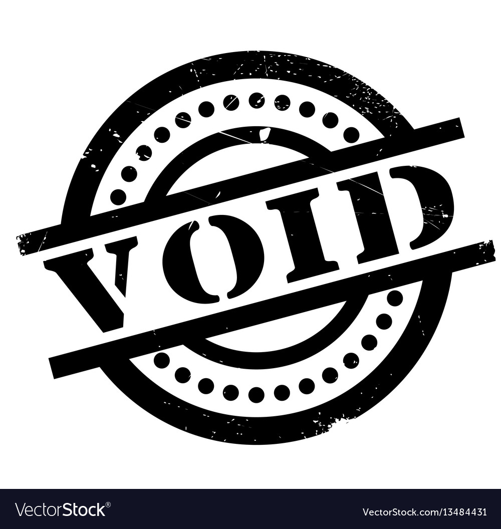 Void rubber stamp Royalty Free Vector Image - VectorStock
