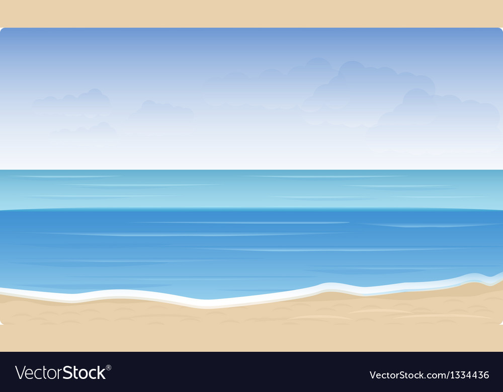 Beach Royalty Free Vector Image - VectorStock