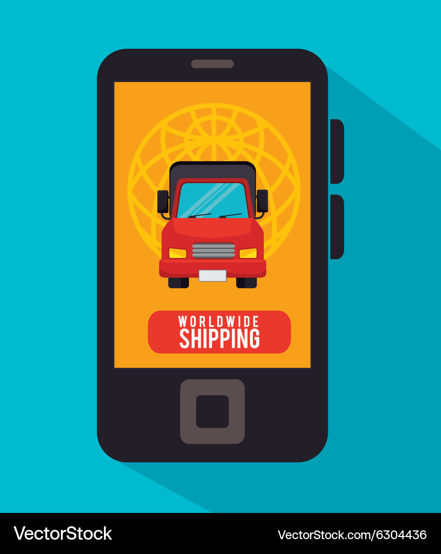 Transport delivery and shipping Royalty Free Vector Image