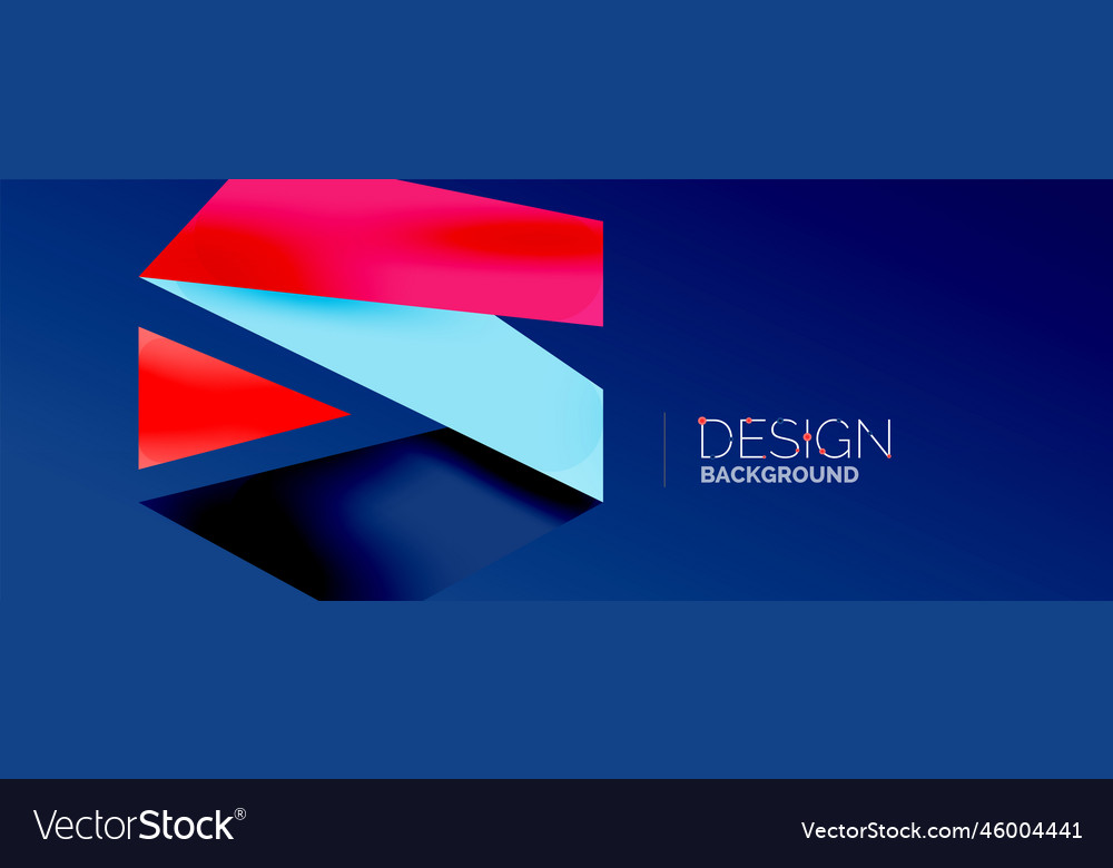 Background abstract overlapping shapes minimal Vector Image