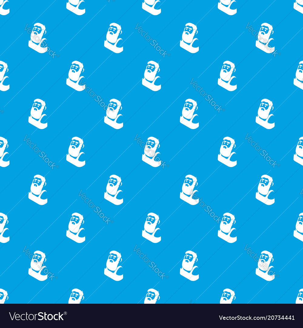 Blacksmith pattern seamless blue Royalty Free Vector Image